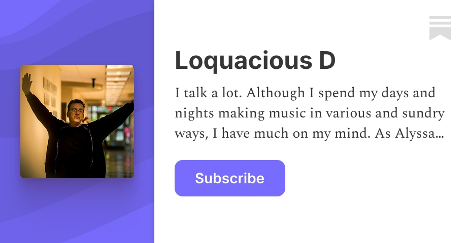 Loquacious D | Don Cameron | Substack