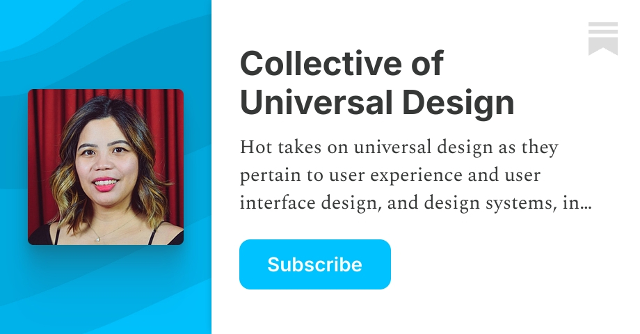 Collective of Universal Design | Donna | Substack