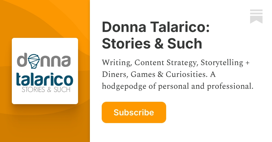Donna Talarico: Stories & Such | Substack