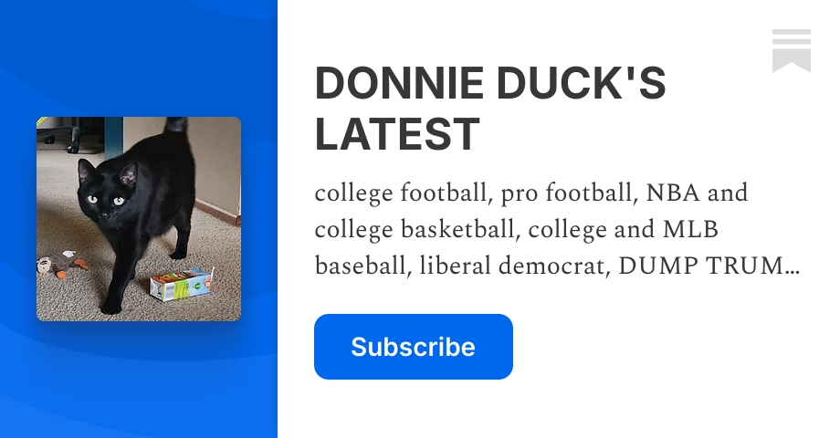 Donnie Duck's Latest - by Donnie Roberts