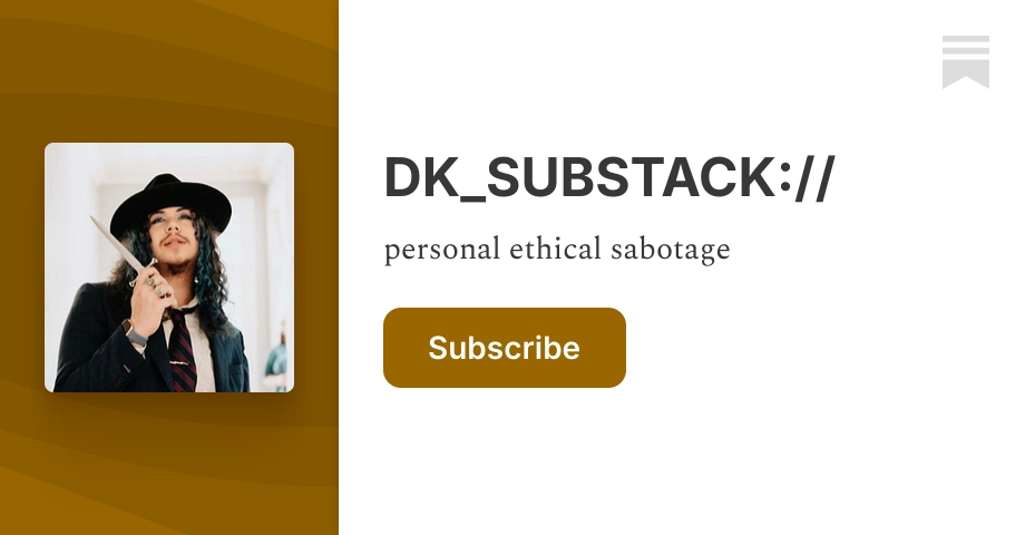 DK_SUBSTACK:// | Donny Knowles | Substack