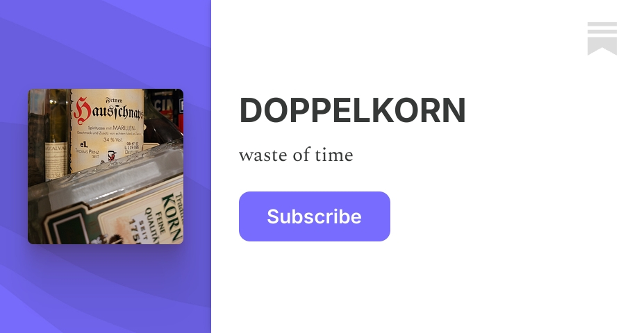 DOPPELKORN | Mark | Substack