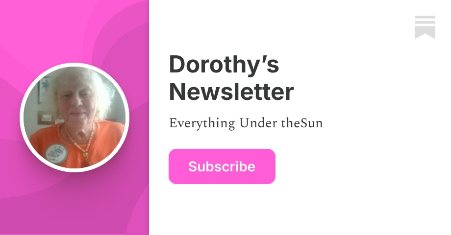 Dorothy’s Newsletter | Dorothy Turcotte | Substack