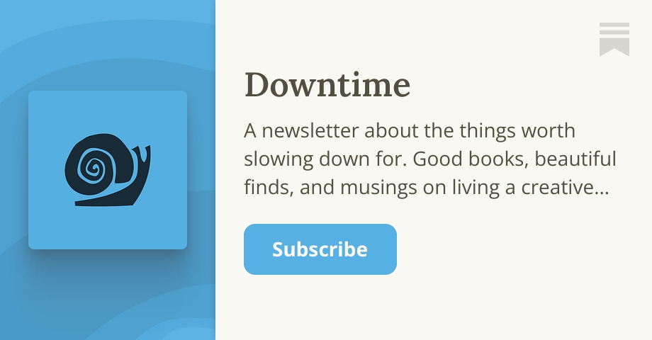 Downtime | Alisha Ramos | Substack