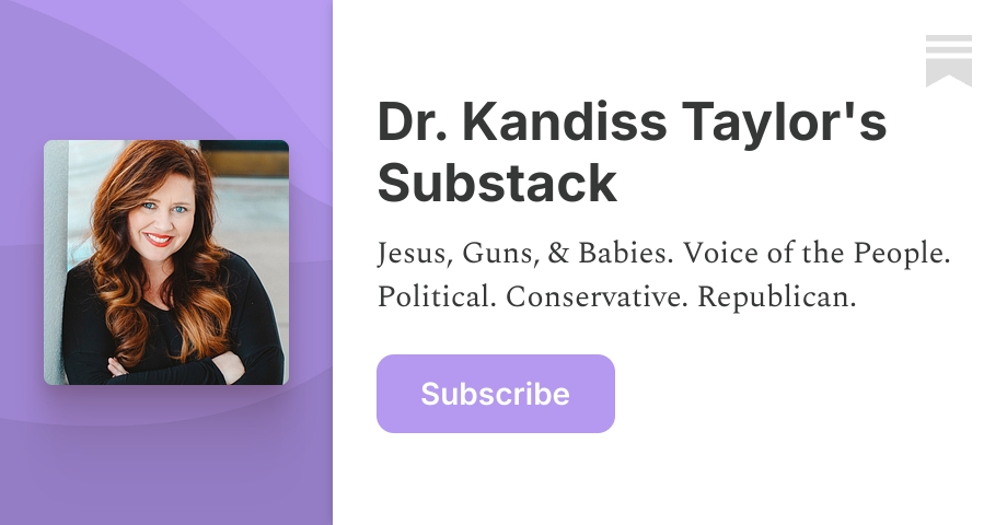 Welcome - Dr. Kandiss Taylor's Substack