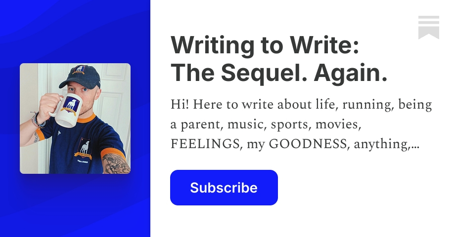Writing to Write: The Sequel. Again. | Drew Sykes | Substack