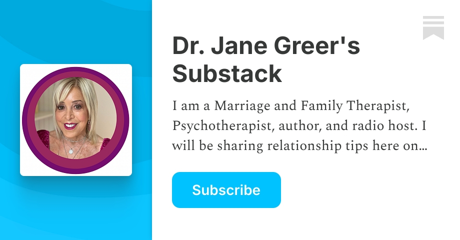 About - Dr. Jane Greer's Substack