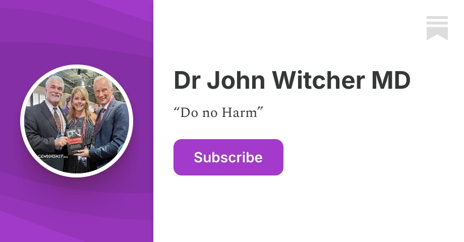 Witcher for Governor - Dr John Witcher MD