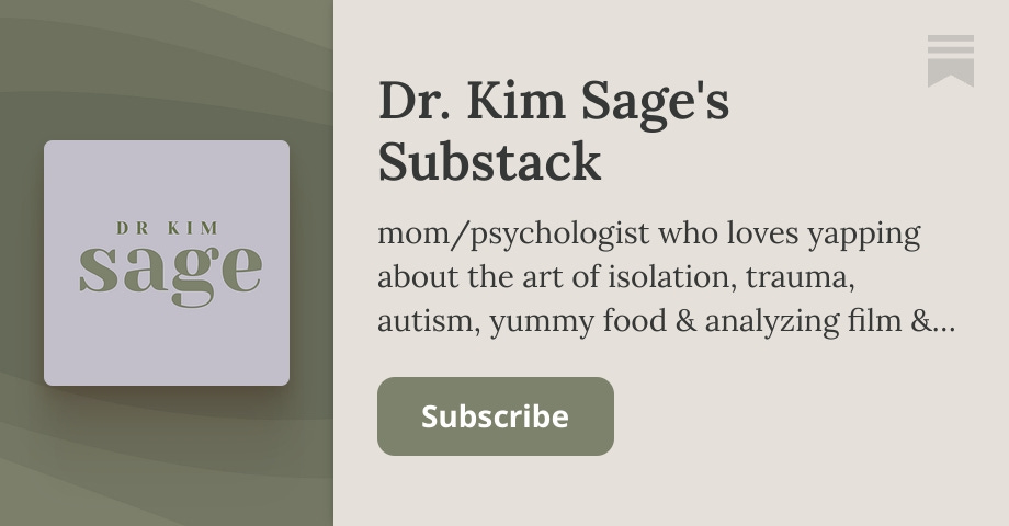 Dr. Kim Sage's Substack | Substack