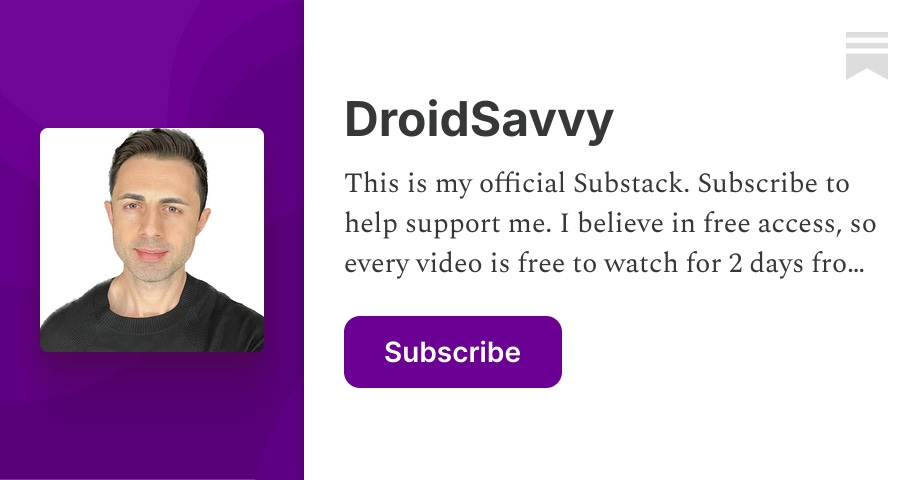 DroidSavvy | Arsen | Substack