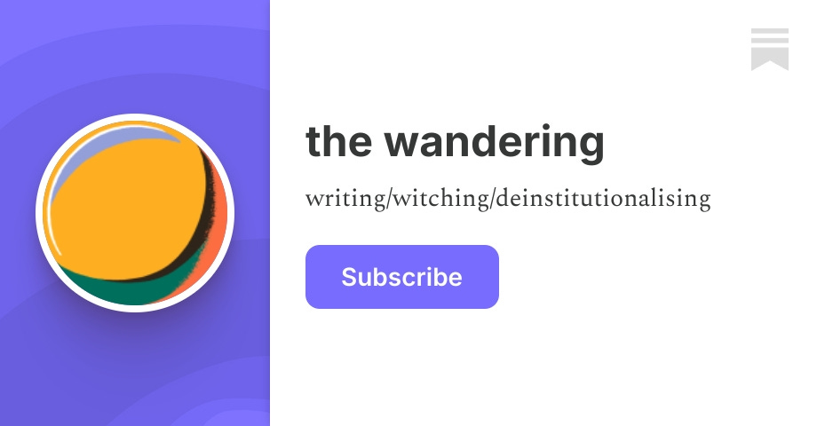the wandering | Dr Ruth Charnock | Substack