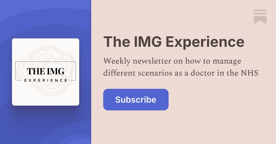 The IMG Experience | Substack