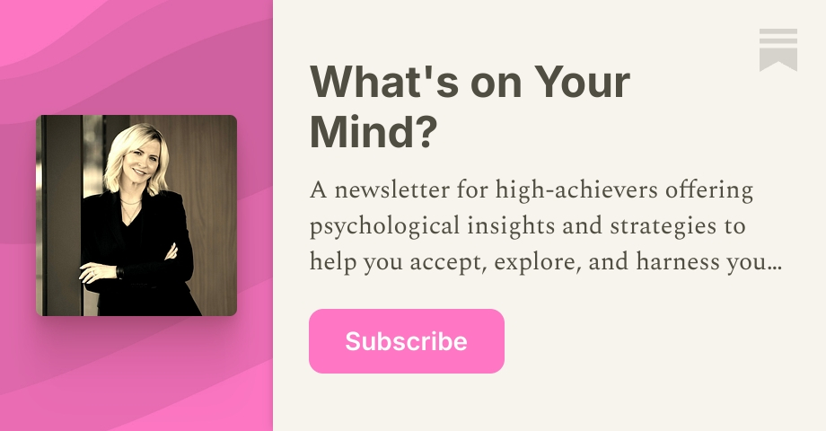 Mom Life - by Dr. Stacey Rubin - What's on Your Mind?