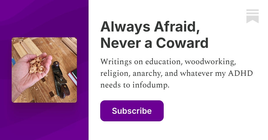 Always Afraid, Never a Coward | DCarlos | Substack