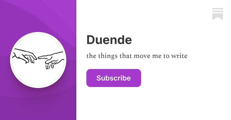 Duende | Alizeh Iqbal | Substack