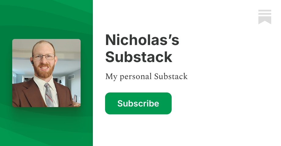 Nicholas’s Substack | Nicholas "Dynamite" Bartlett | Substack