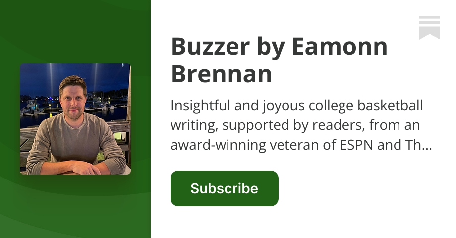 Buzzer by Eamonn Brennan | Substack