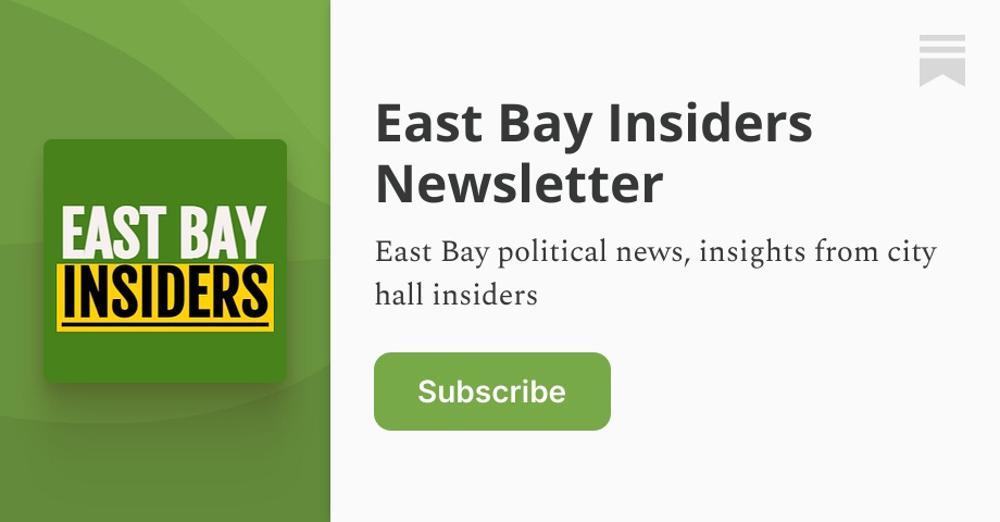 East Bay Insiders Newsletter | Steve Tavares | Substack