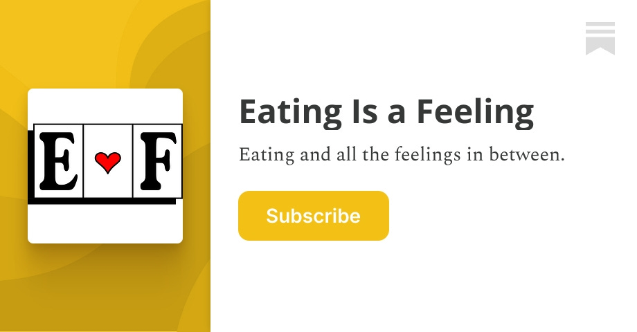 Eating Is a Feeling | Toni Potenciano | Substack