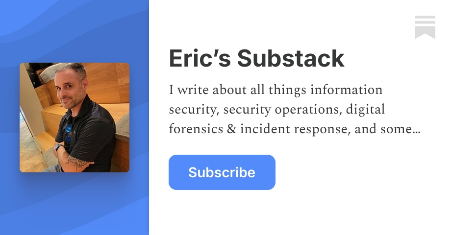 Eric’s Substack | Eric Capuano | Substack