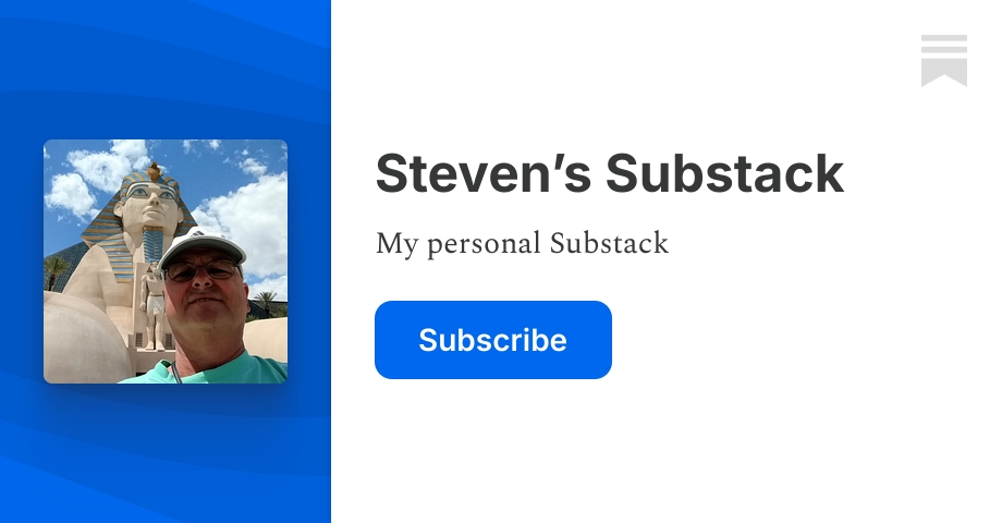 Steven’s Substack | Steven McGee | Substack