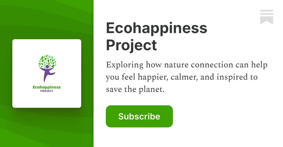 Ecohappiness Project | Sandi Schwartz | Substack
