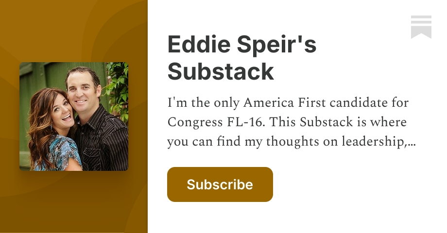 My Candidacy for US Congress in Florida's 16th District