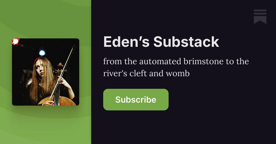 Eden’s Substack | Eden Rayz | Substack