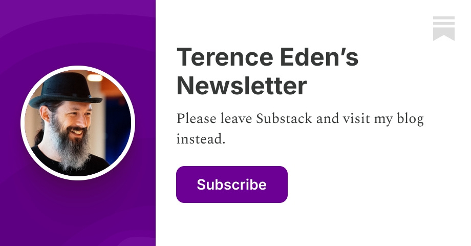 Please unsubscibe from Substack - Terence Eden’s Newsletter