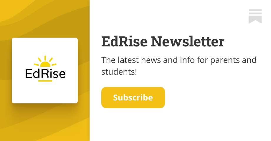 Edrise Updates - New School Year - by EdRise Tutoring