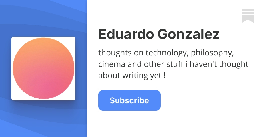 Eduardo Gonzalez | Substack
