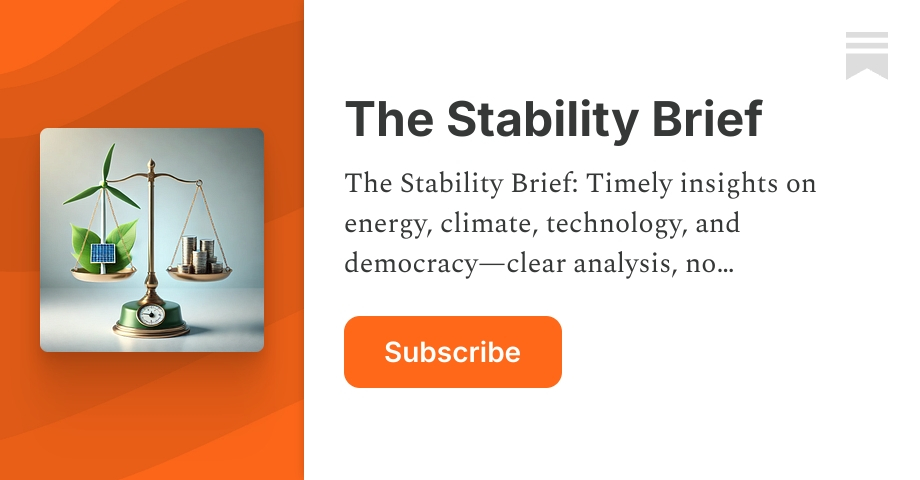 The Stability Brief | Edward Saltzberg | Substack