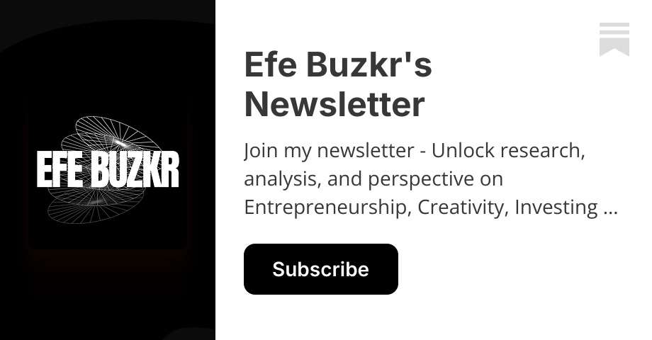 Efe Buzkr's Newsletter | Efecan Buzkir | Substack