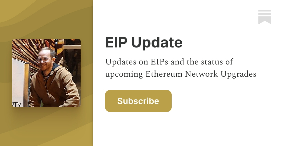 EIP Update Issue 1: EIP 1559 - by James Hancock 🏗