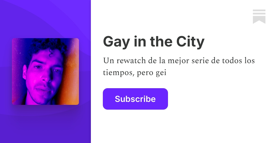 Gay in the City | El Callelle | Substack