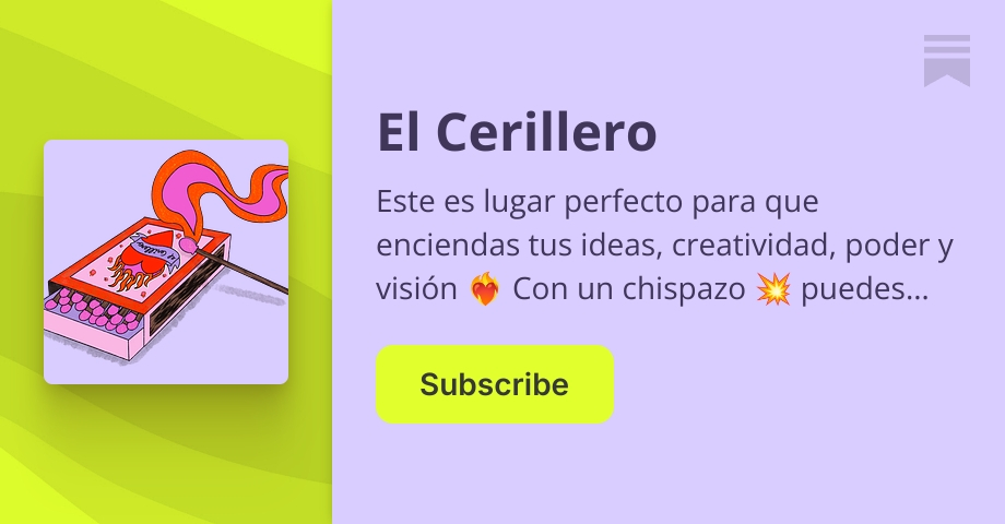 El Cerillero | Michelle Ronay | Substack
