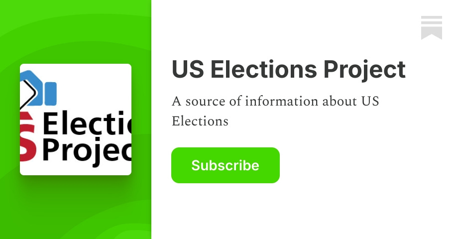 US Elections Project | Michael McDonald | Substack