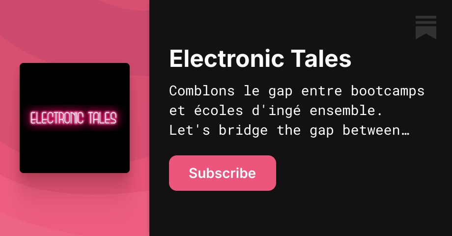 Electronic Tales | Substack
