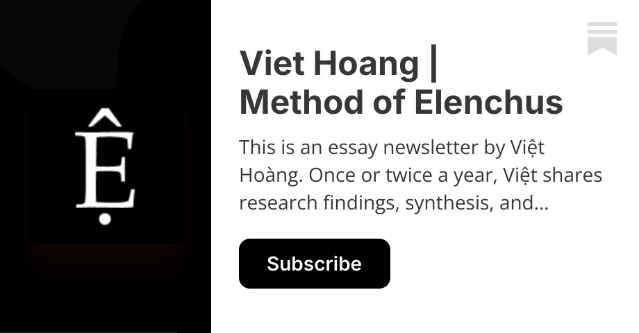 Viet Hoang | Method of Elenchus | Việt Hoàng | Substack