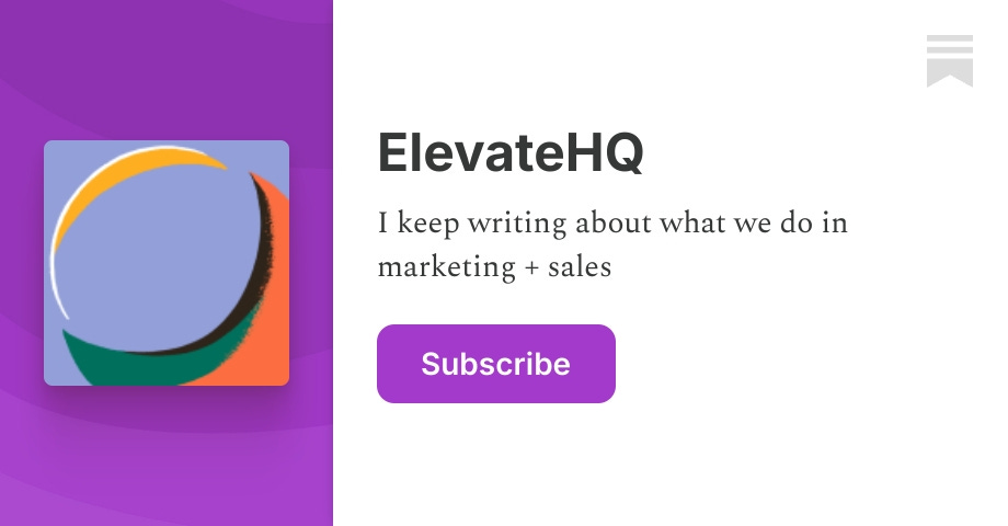 ElevateHQ | Akash | Substack