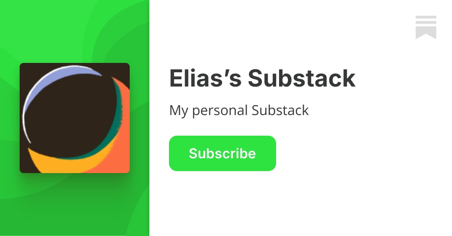 מחשבה לזמן פנוי - by Elias Liv - Elias’s Substack