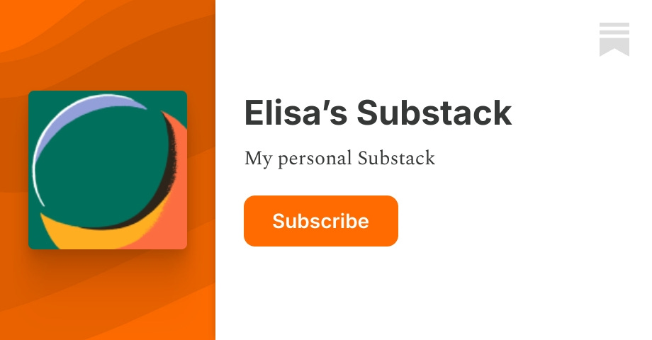 Elisa’s Substack | Elisa Benitez | Substack
