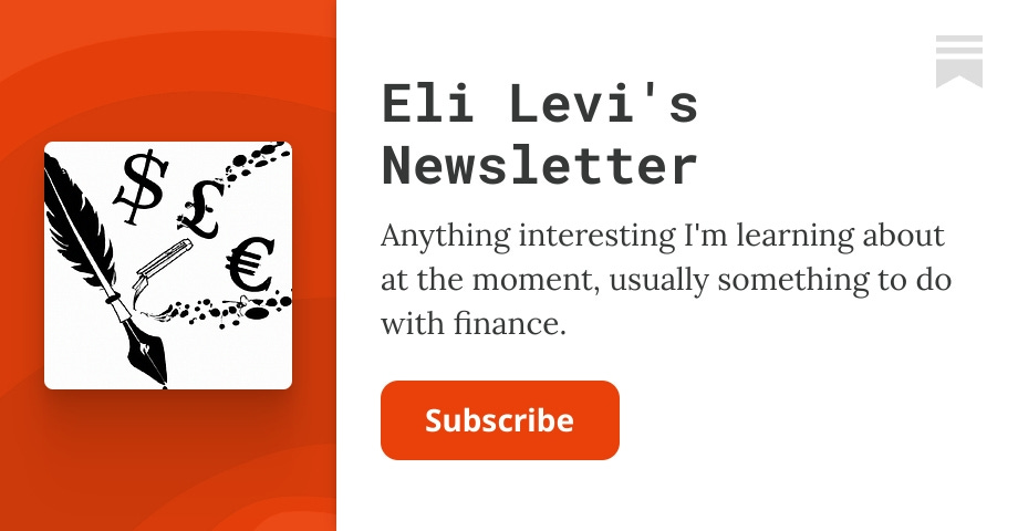 Eli Levi's Newsletter | Substack