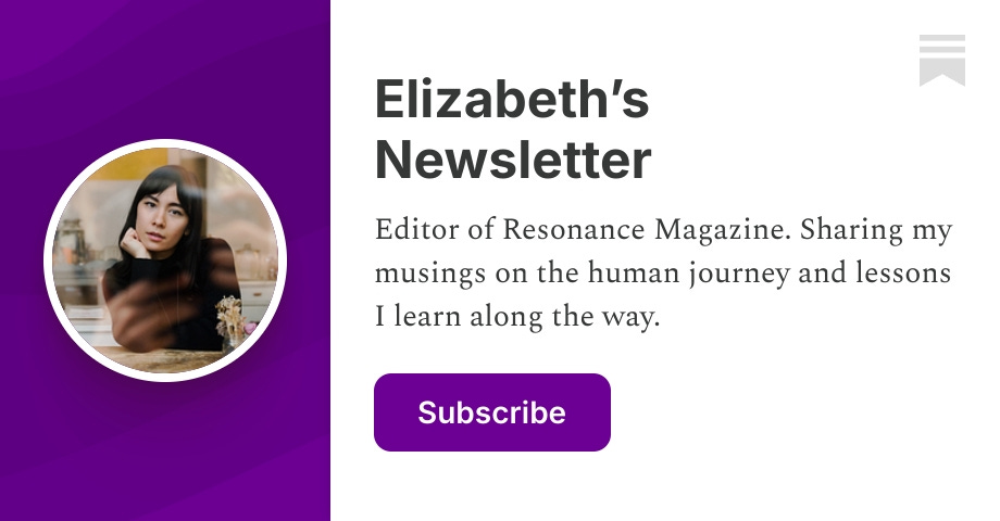 Elizabeth’s Newsletter | Elizabeth Marchetti | Substack