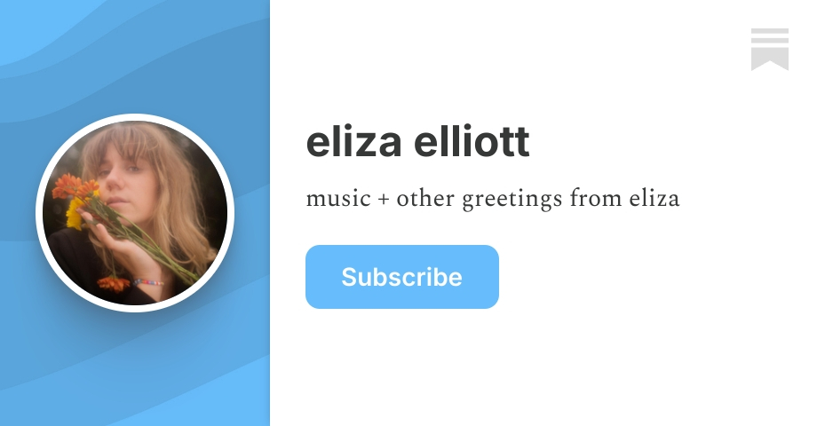eliza elliott | Substack