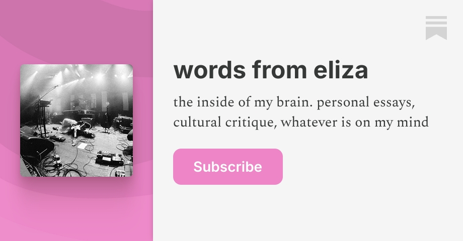 words from eliza | eliza mclamb | Substack