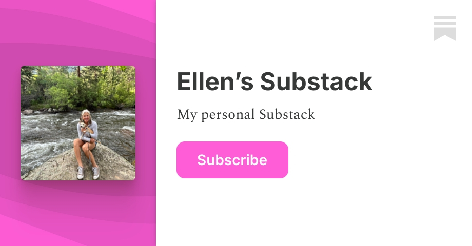 Ellen’s Substack | Substack