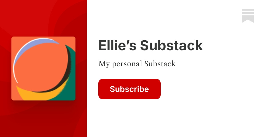 Ellie’s Substack | Ellie Tudhope | Substack