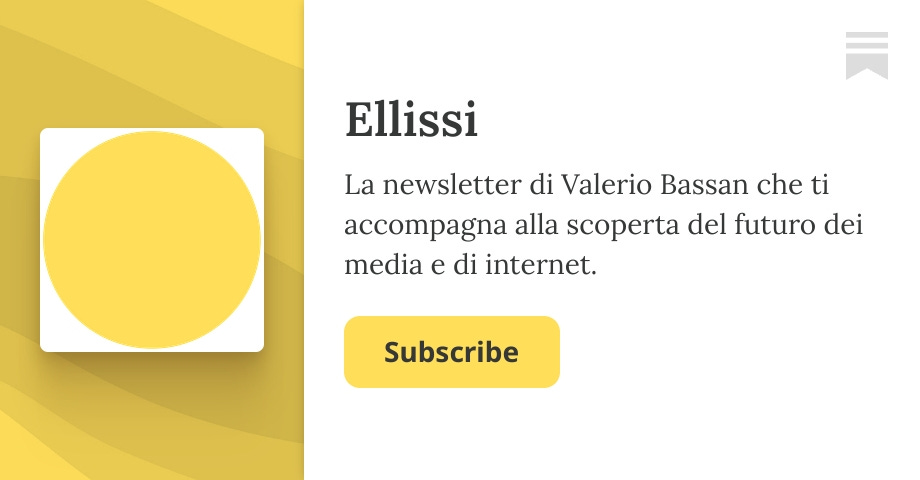 Ellissi | Valerio Bassan | Substack