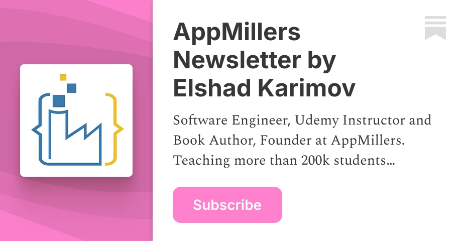 AppMillers Newsletter by Elshad Karimov | Substack